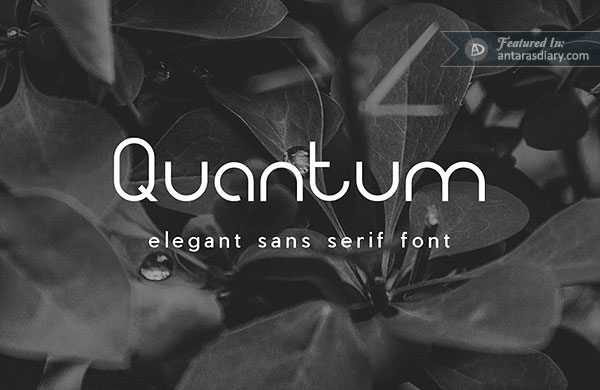 Quantum Font Family Download – Geometric Typeface – Antara's Diary
